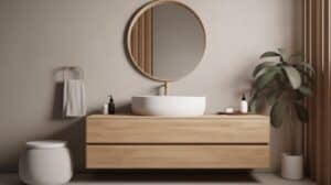 Japandi Bathroom Vanity: A Fusion of Style and Functionality