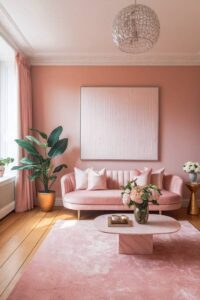 21 Stunning Color Drenched Living Room Ideas