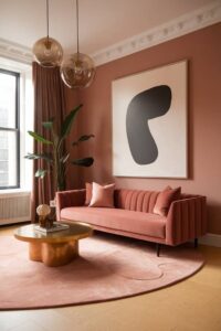 21 Stunning Color Drenched Living Room Ideas