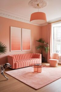 21 Stunning Color Drenched Living Room Ideas