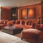 21 Stunning Color Drenched Living Room Ideas
