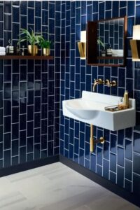 33 Timeless Blue Tile Bathroom Ideas